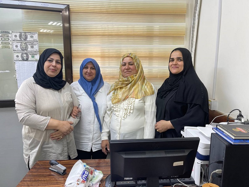 Asmaa Muhammad Zughayer, Shaima Adnan Abd, Ilham Hadi Ibrahim, Huda ...